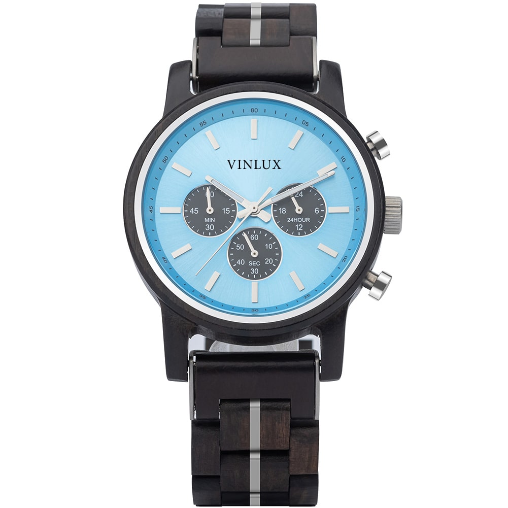 Midnight Ocean Wooden Watch – Vinlux